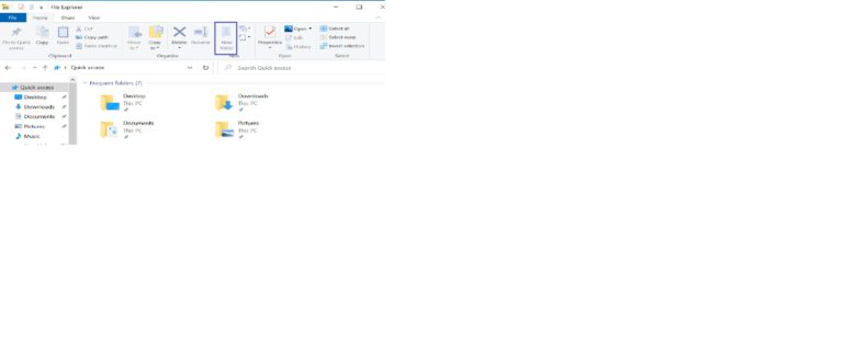 How to create a new folder using keyboard shortcut and menu ...
