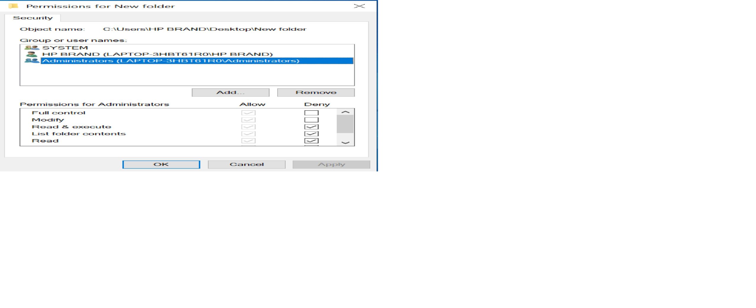How to restrict access to a folder in Windows : elearnersmentor : an ...